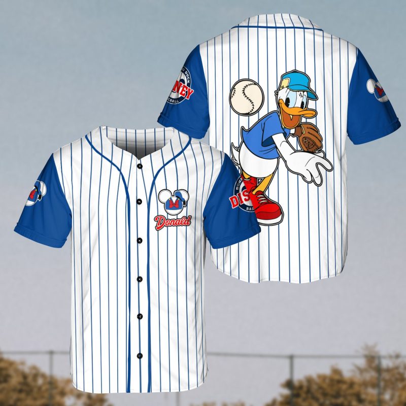 Donald Duck Baseball Jersey 01 - Waltu